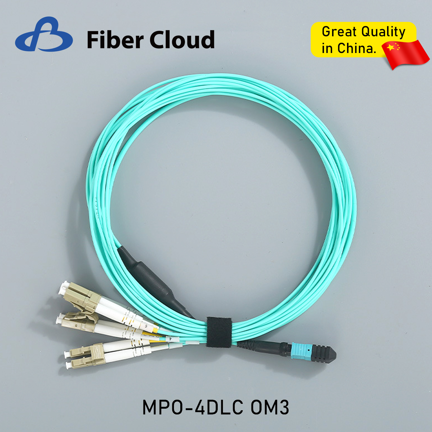 8core 40-100g multimodo 2m-100m FTTH Fanout Duplex Sm/Om3/Om4 MPO a 4dlc Cable de puente de ...