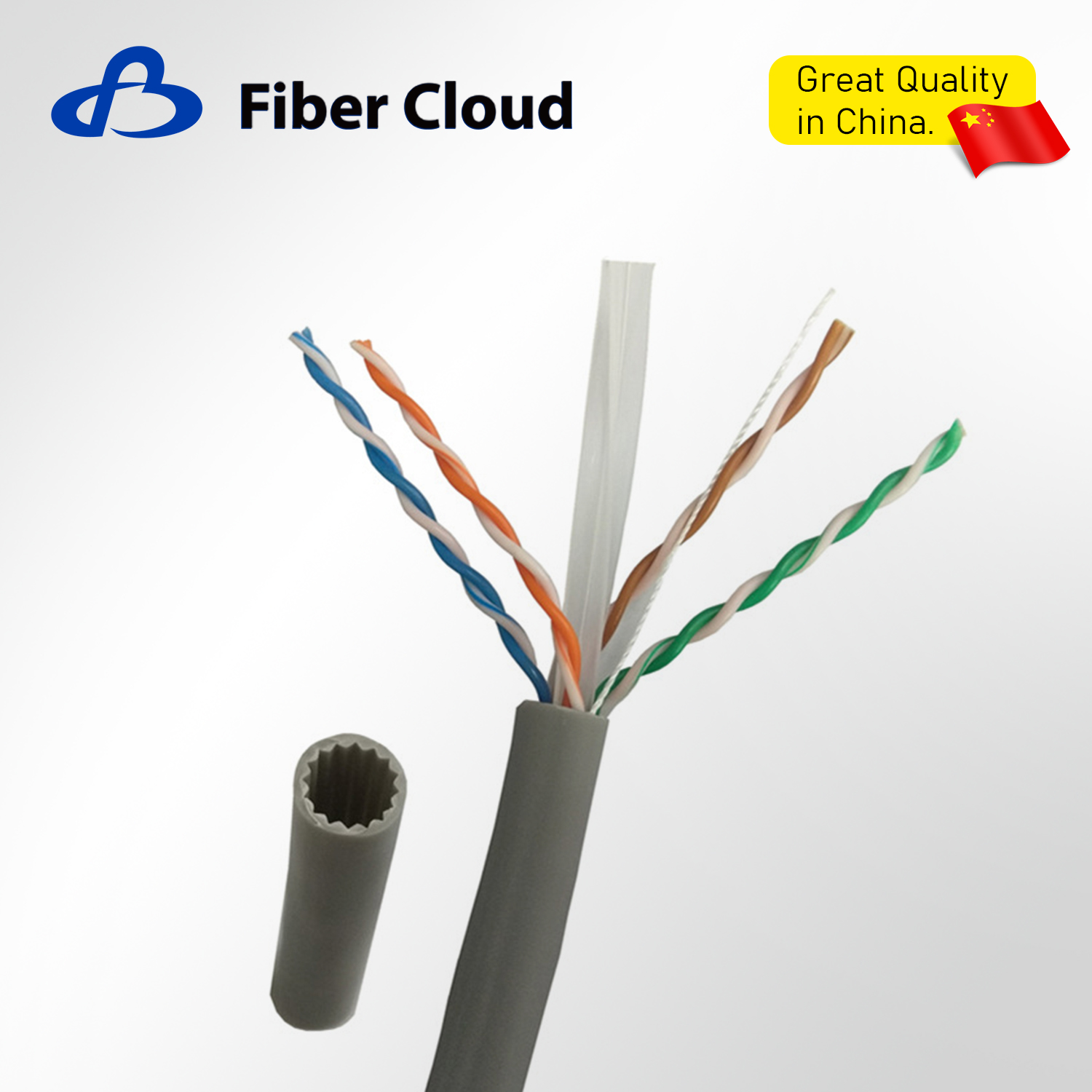 23AWG 4 Twisted Pairs CMR U/UTP 750MHz Solid Copper Cat6a indoor Ethernet Bulk Cable - Buy Bulk ...