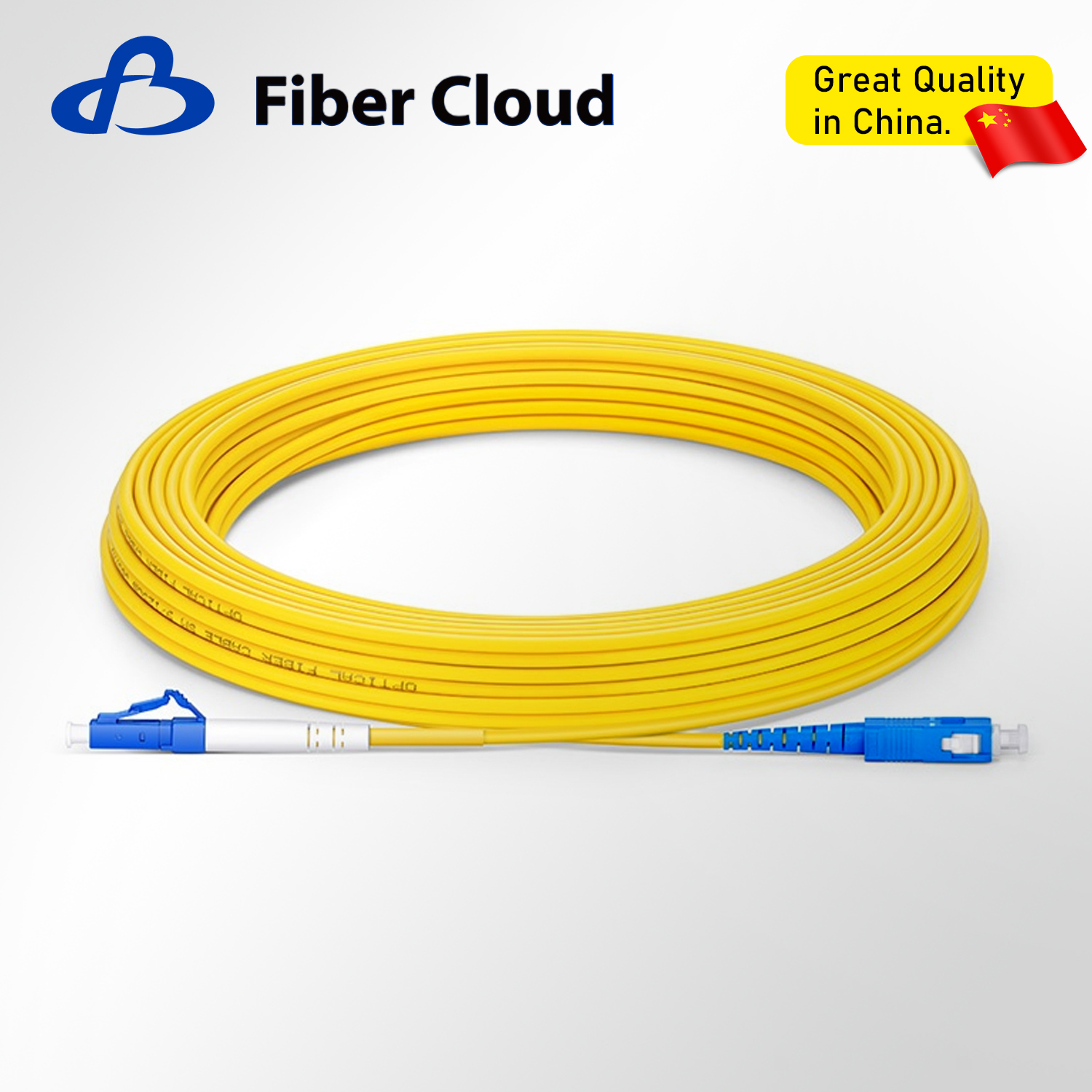 2,0 mm 1m 1M de atacado SC para LC Simplex OS2 Modo único UPC Jumper FTTH Fiber Optic Patch Cord ...